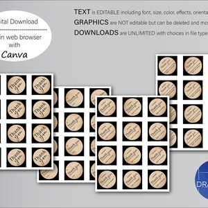 Editable Gift Tag - Drafting Elevation Symbol, Template Link, Instant ...