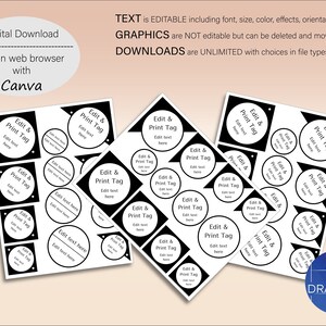Editable Event Gift Tag - Drafting Section Elevation Detail Symbol ...