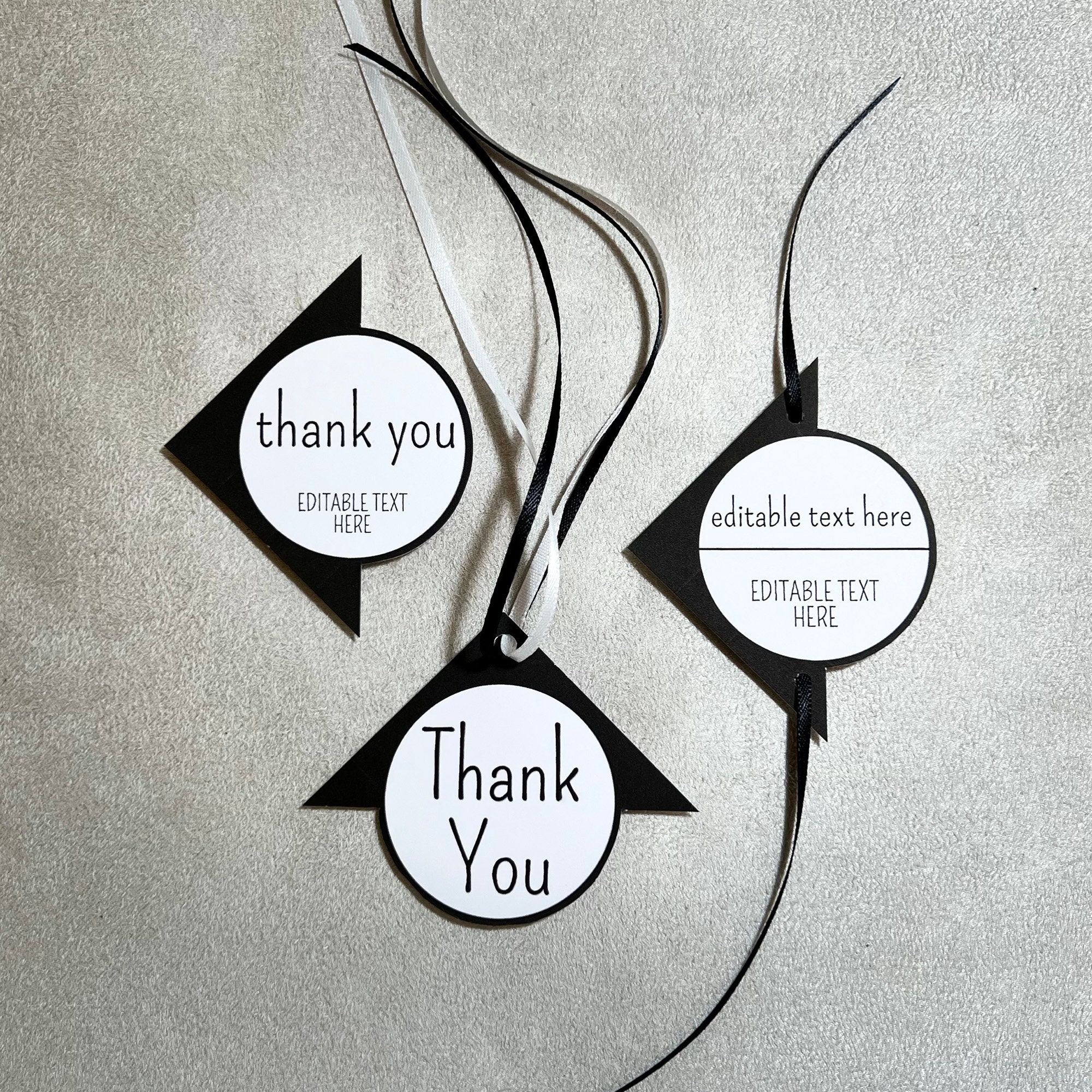 Editable Gift Tag Drafting Section Symbol, Template Link, Instant ...