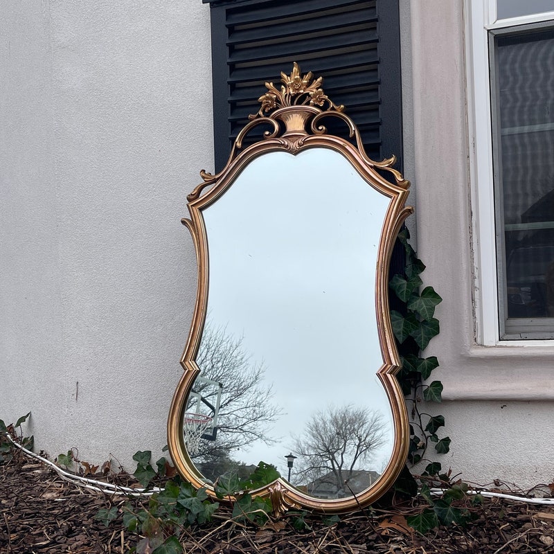 Large Vintage Mirror - Etsy