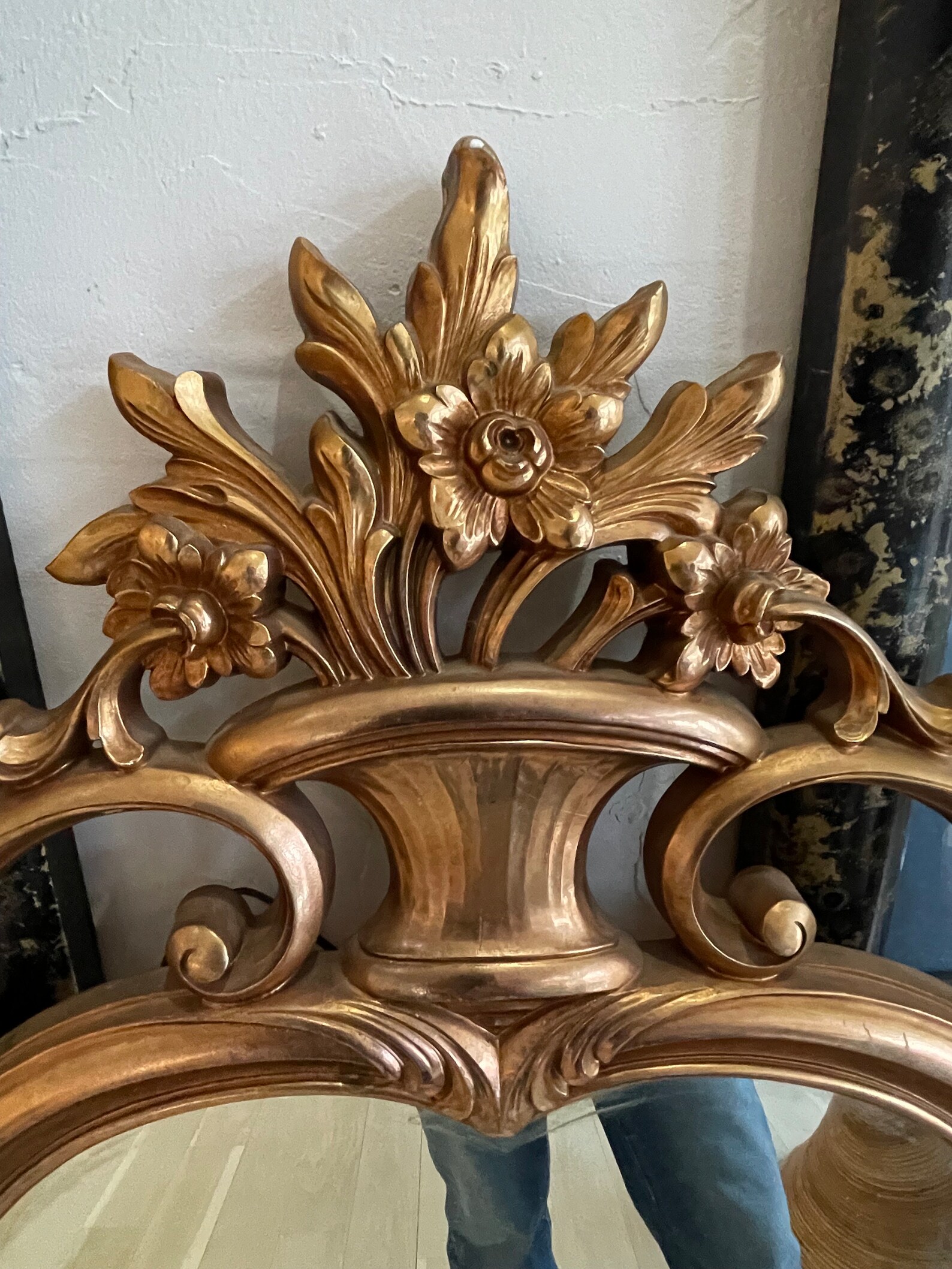 Vintage Large 1960's Hollywood Regency Syroco Mirror Ornate Maximalist ...