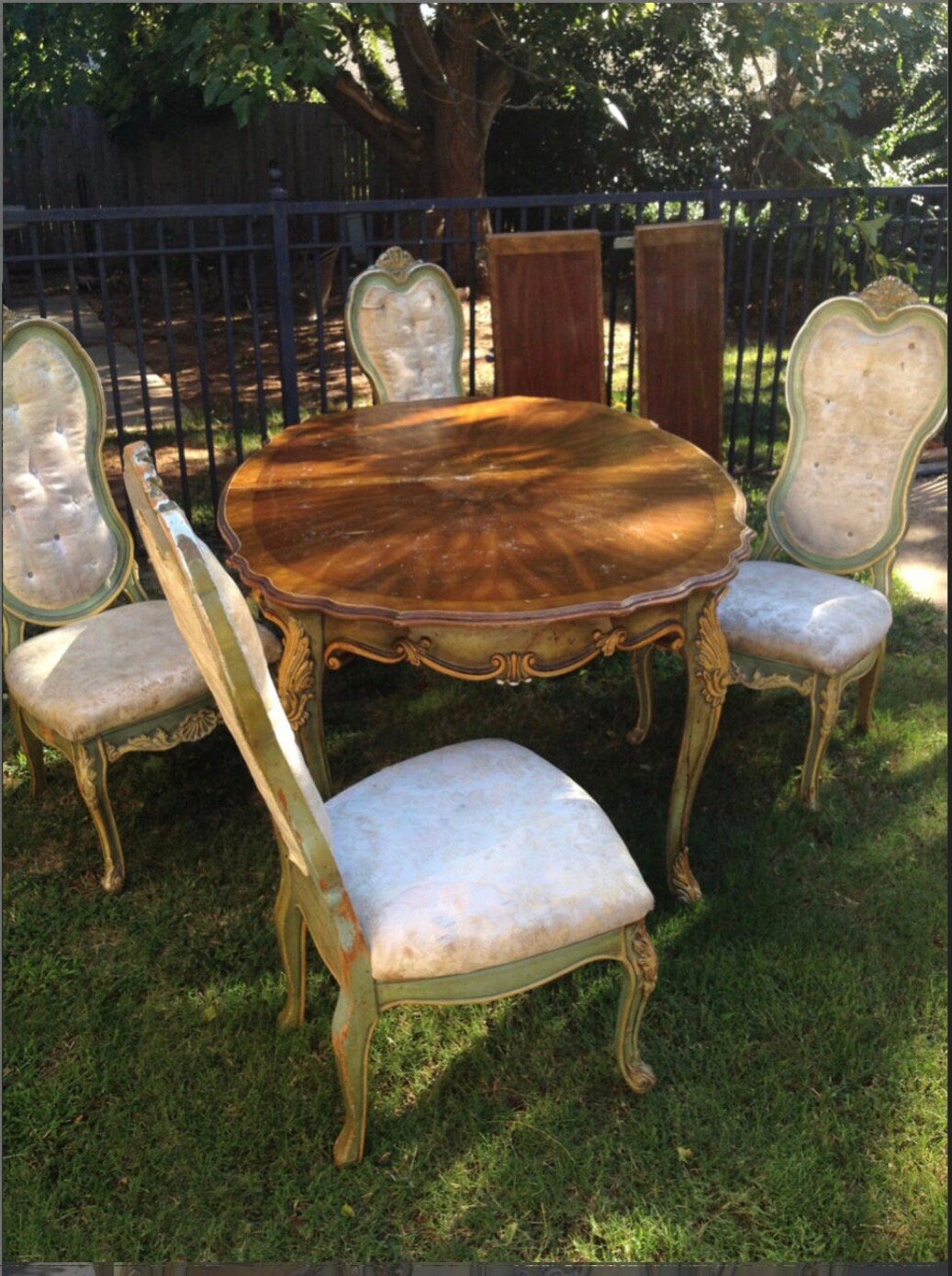 Hoke Dining Set Complete Rococo French Hollywood Regency Baroque ...