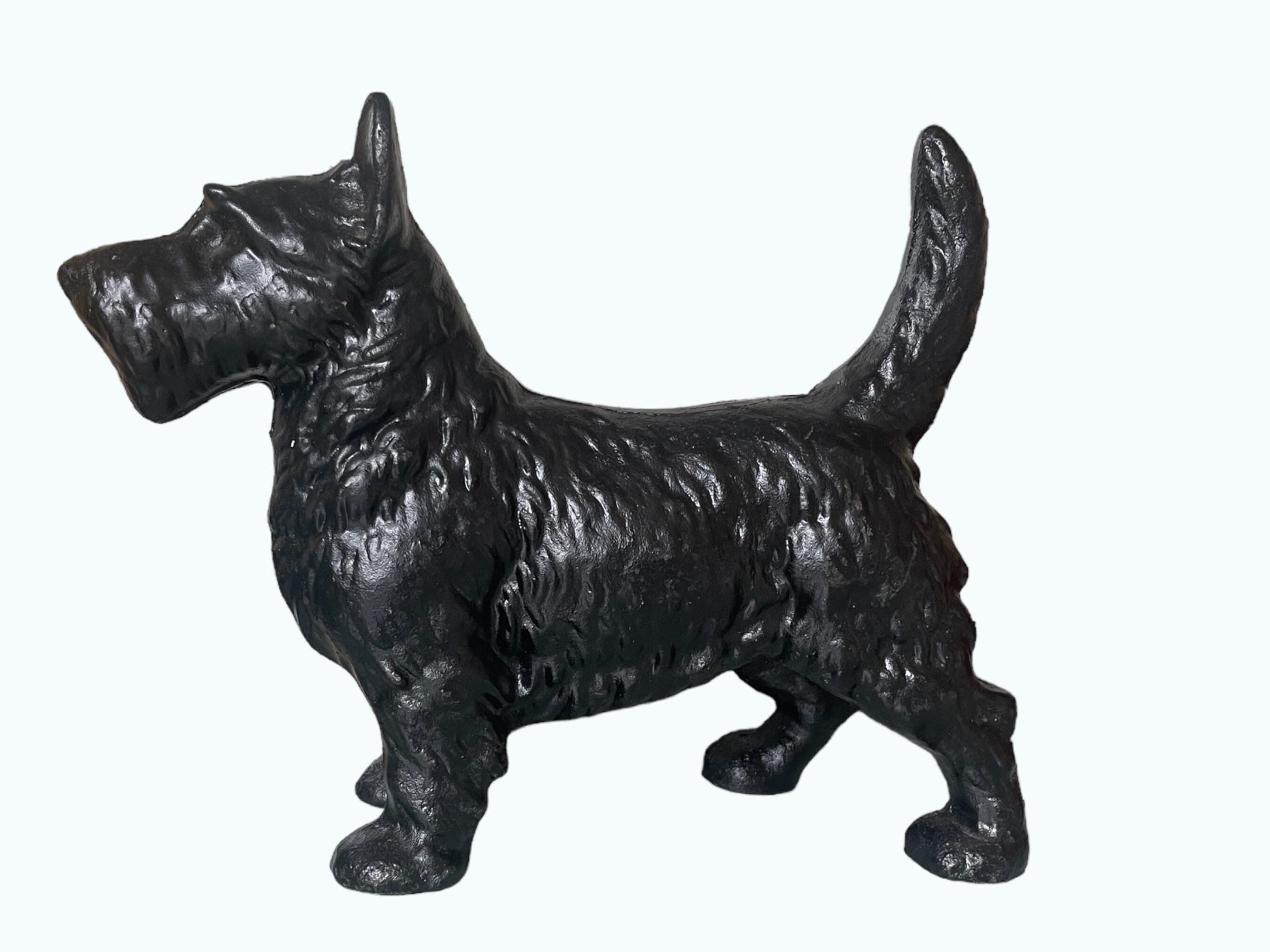 Hubley Cast Iron Door Stop Scottie Dog ON SALE - Etsy