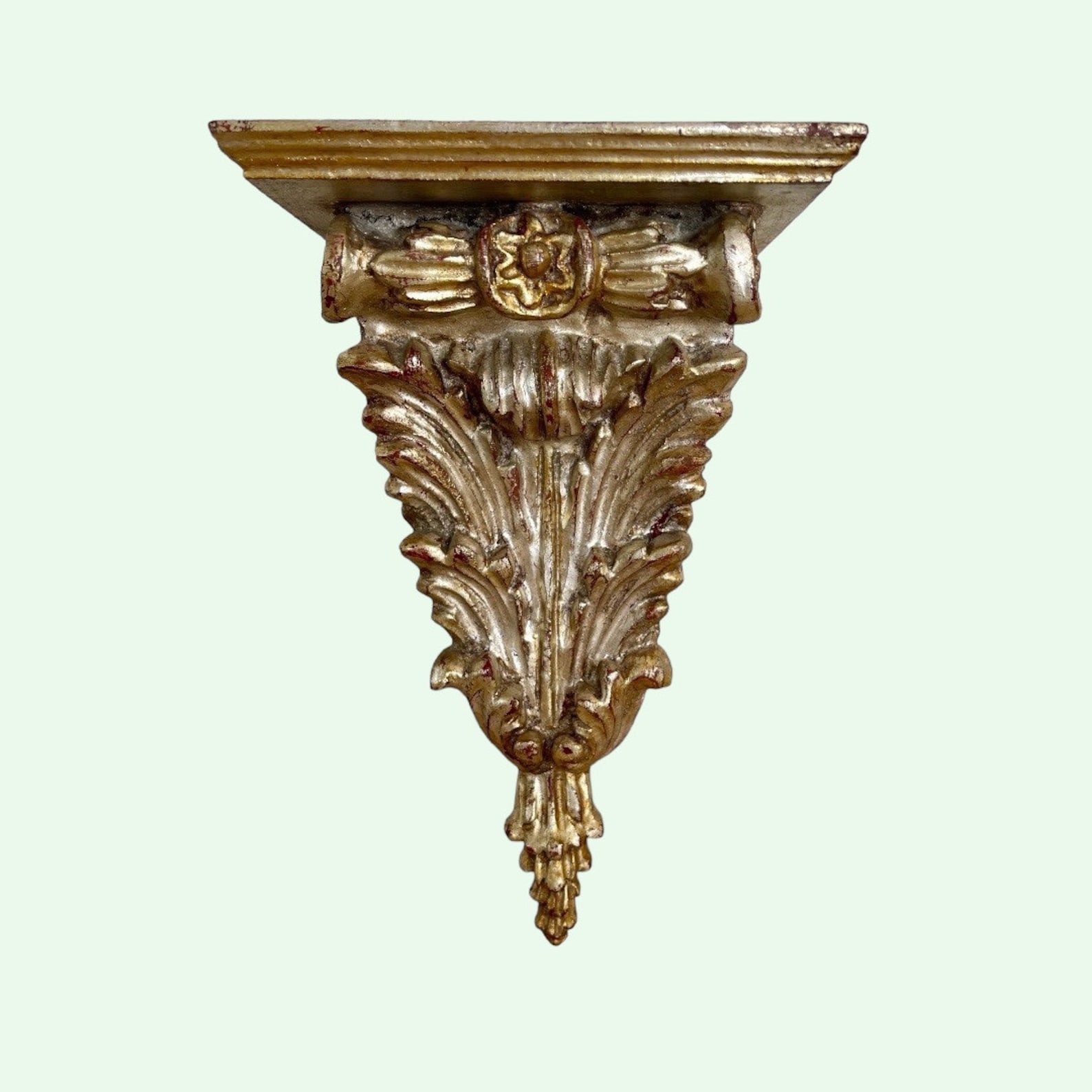 Antique Italian Giltwood Wall Bracket Shelf Extra Large - Etsy