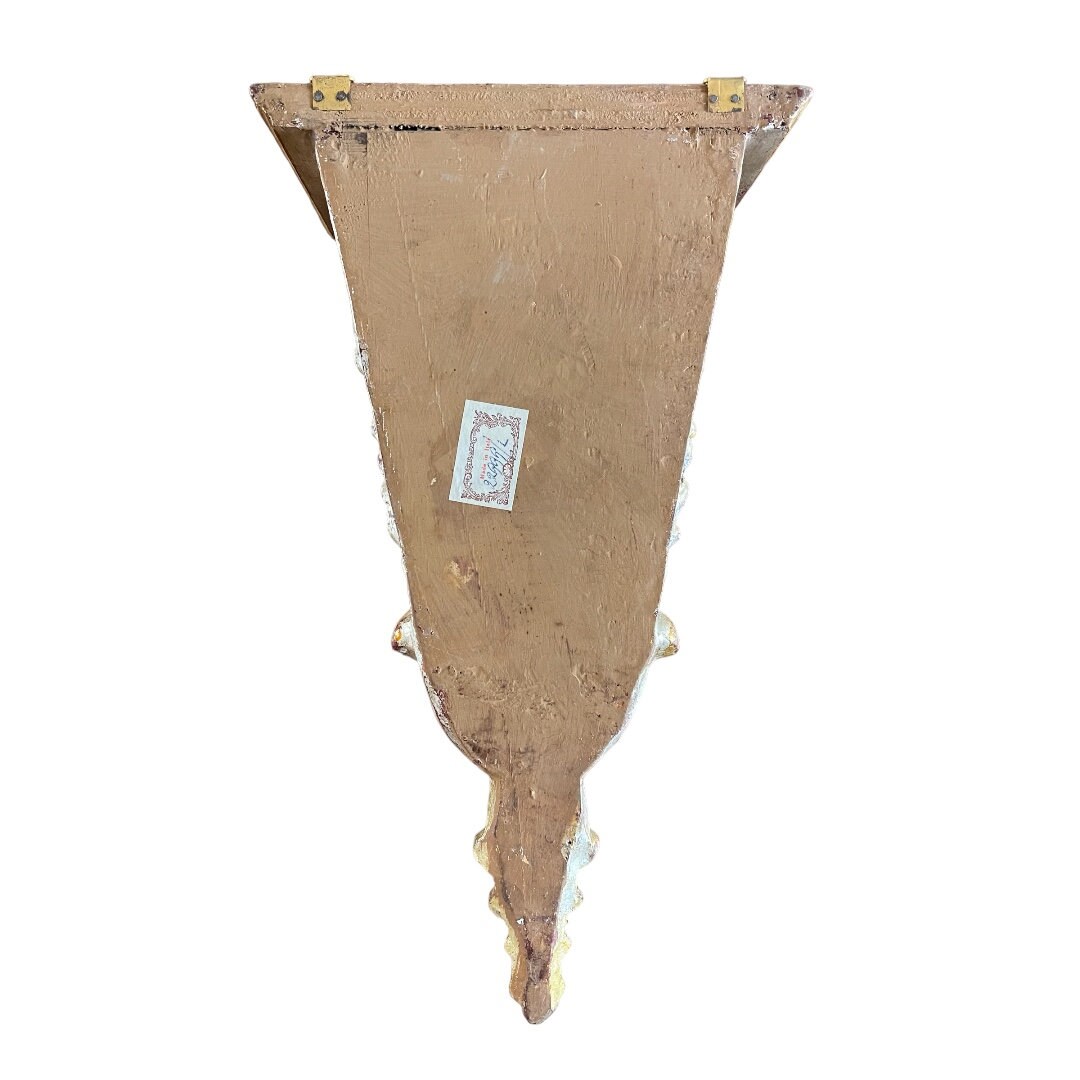 Antique Italian Giltwood Wall Bracket Shelf Extra Large - Etsy