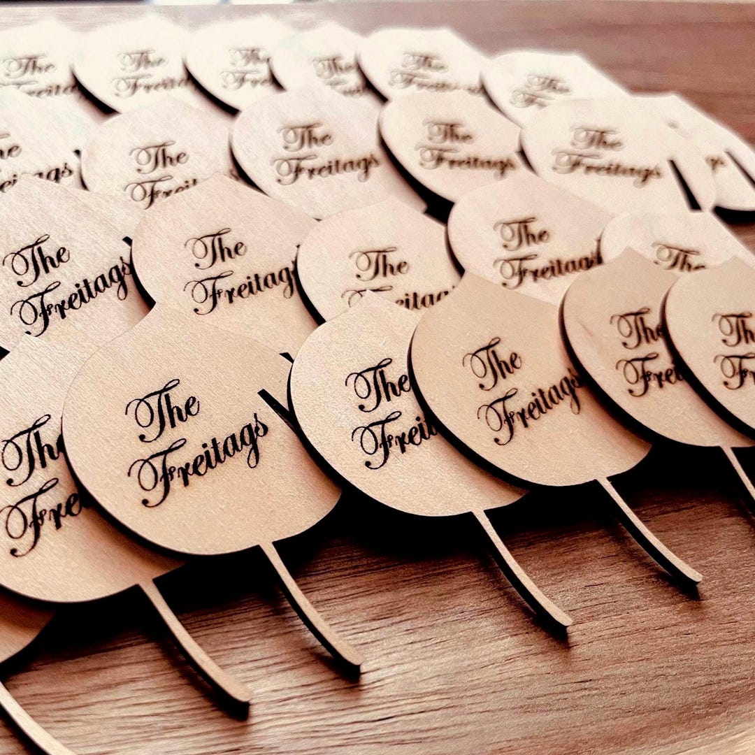 Wedding Drink Tags, Aspen Leaf Decor, Aspen Wedding, Drinkware ...