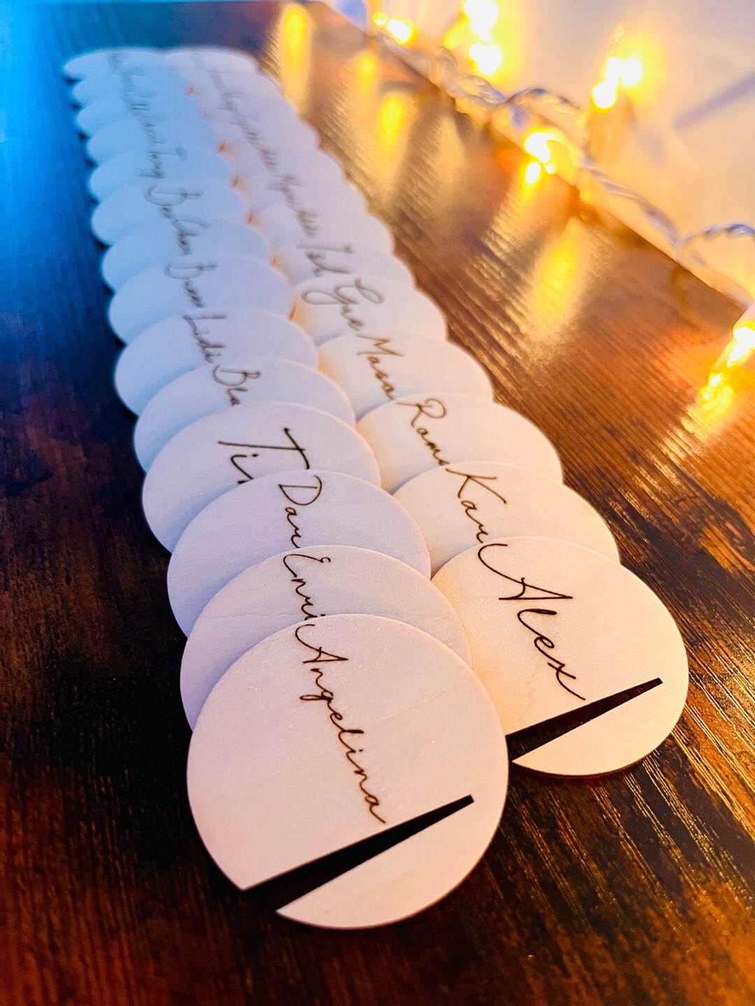 Drink Tags Wedding Drink Tags Drink Charm Wooden Drink - Etsy