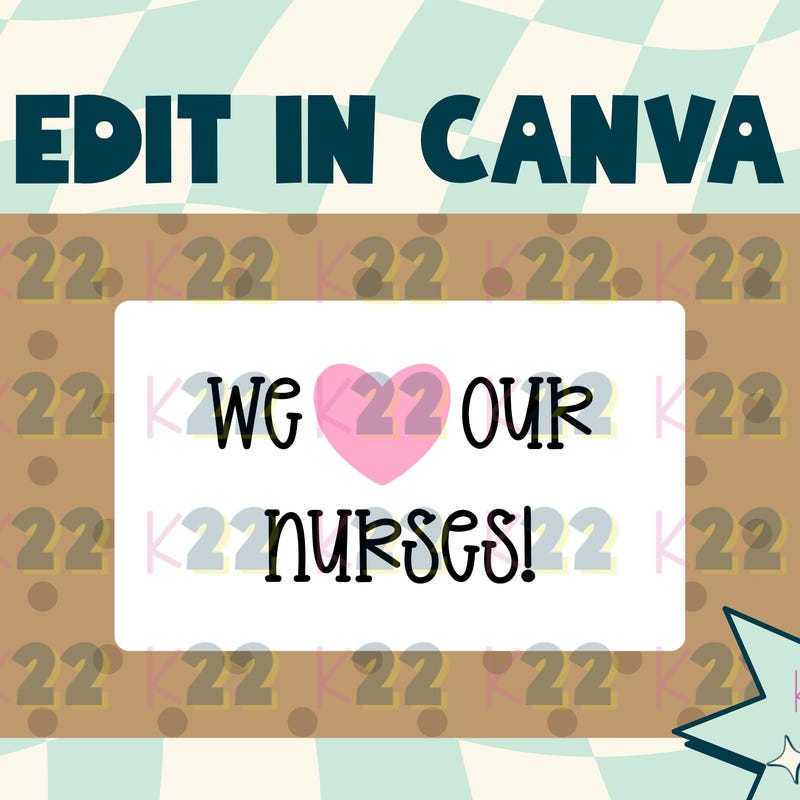 We Love Our Nurses - Etsy