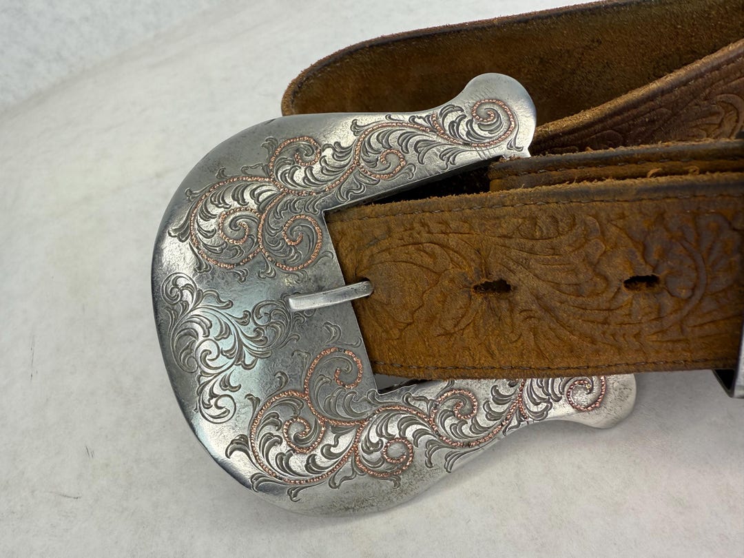 Hand Engraved Belt Buckle - FREE SHIPPING - Etsy