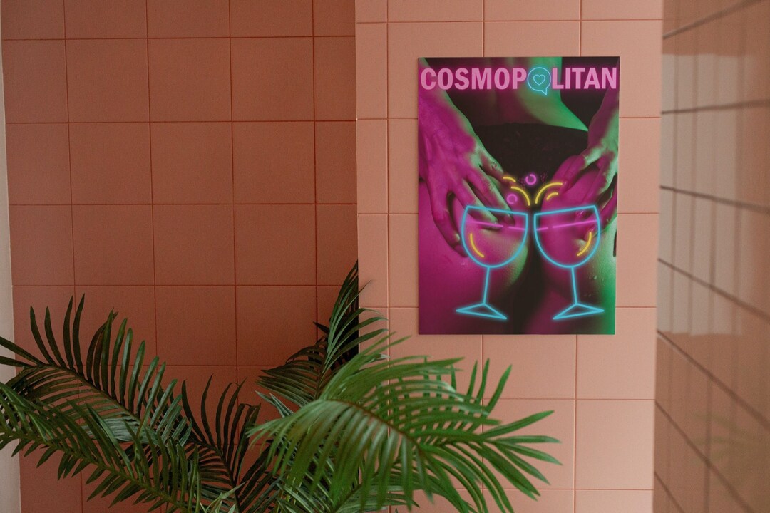 Neon Cosmo Printable Poster - Etsy