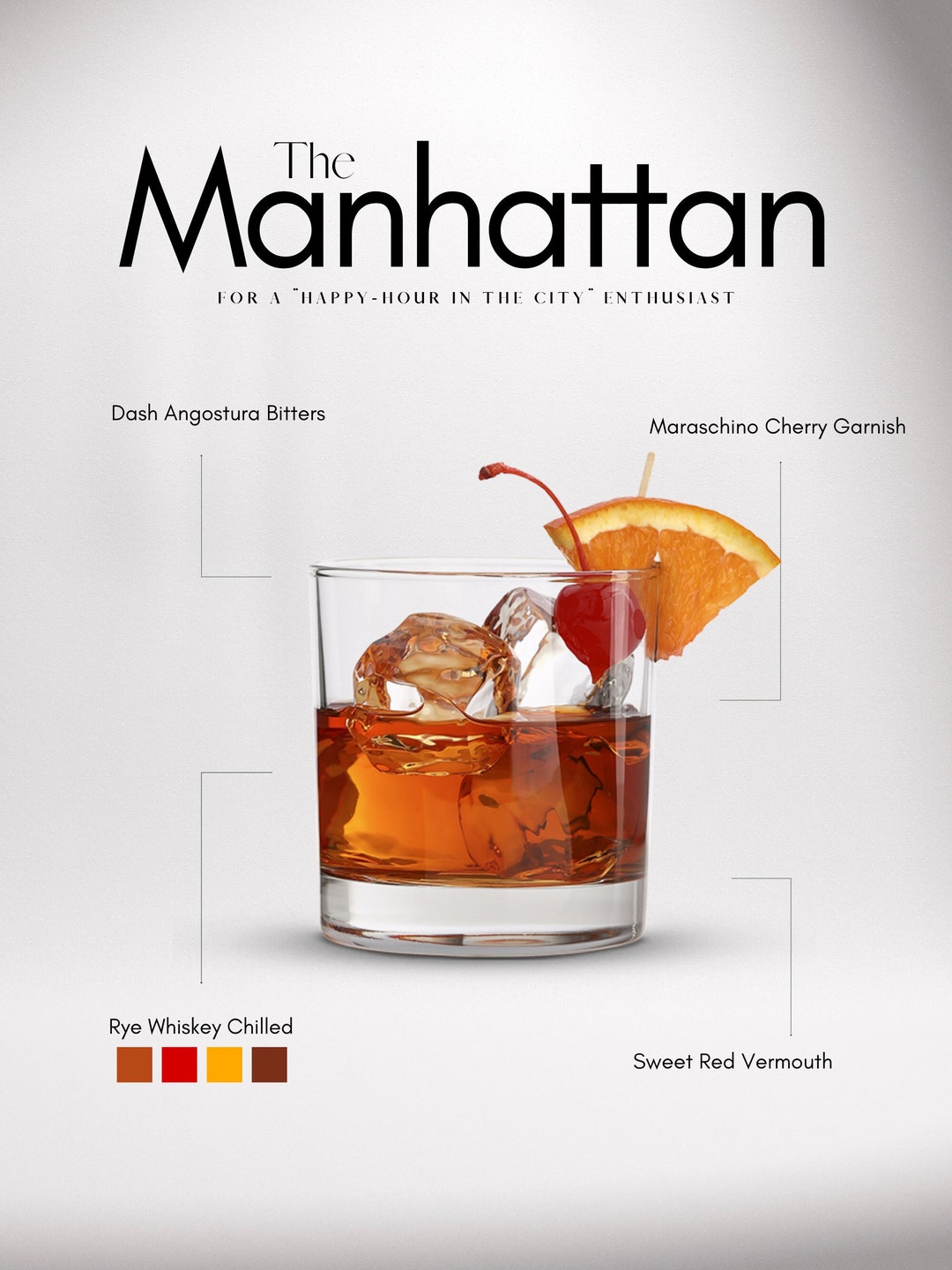 Printable Manhattan Poster - Etsy