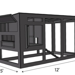 Chicken CAGE Coop DIY Digital Plans: Modern - Etsy