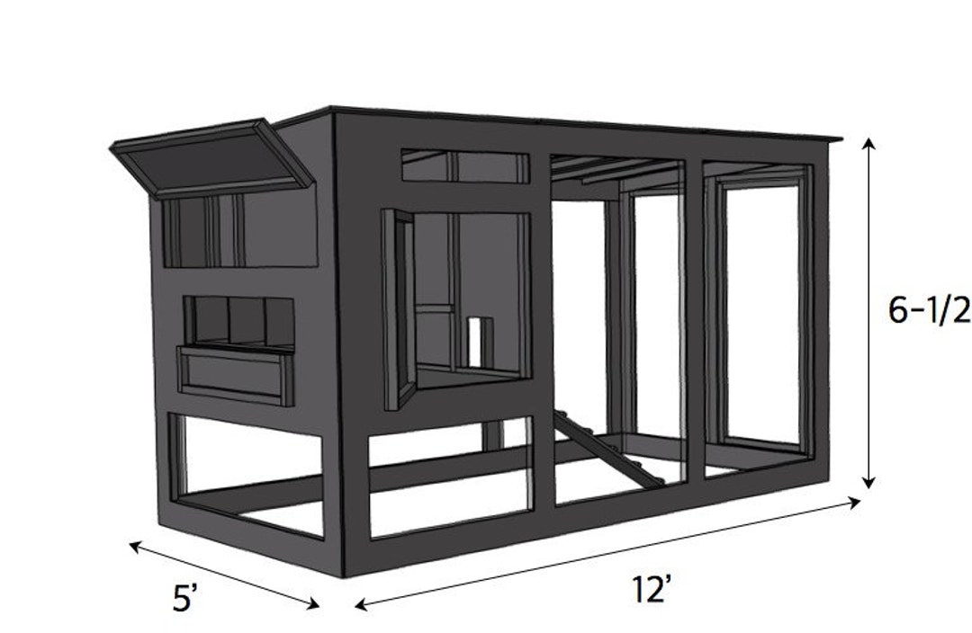Farm Coop Plans: DIY Rabbits, Chickens, Ect... Modern Plans - Etsy