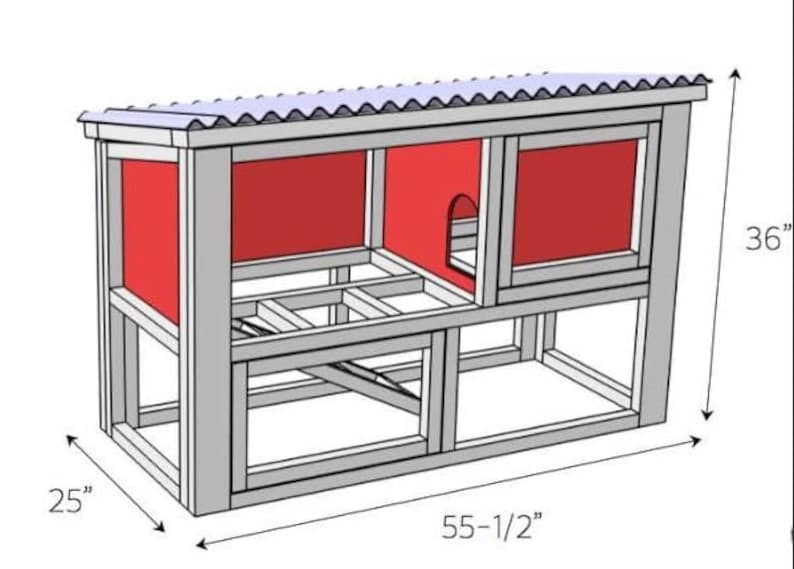 RABBIT HUTCH PLANS - Etsy