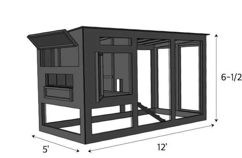 Farm Coop Plans: DIY Rabbits, Chickens, Ect... Modern Plans - Etsy