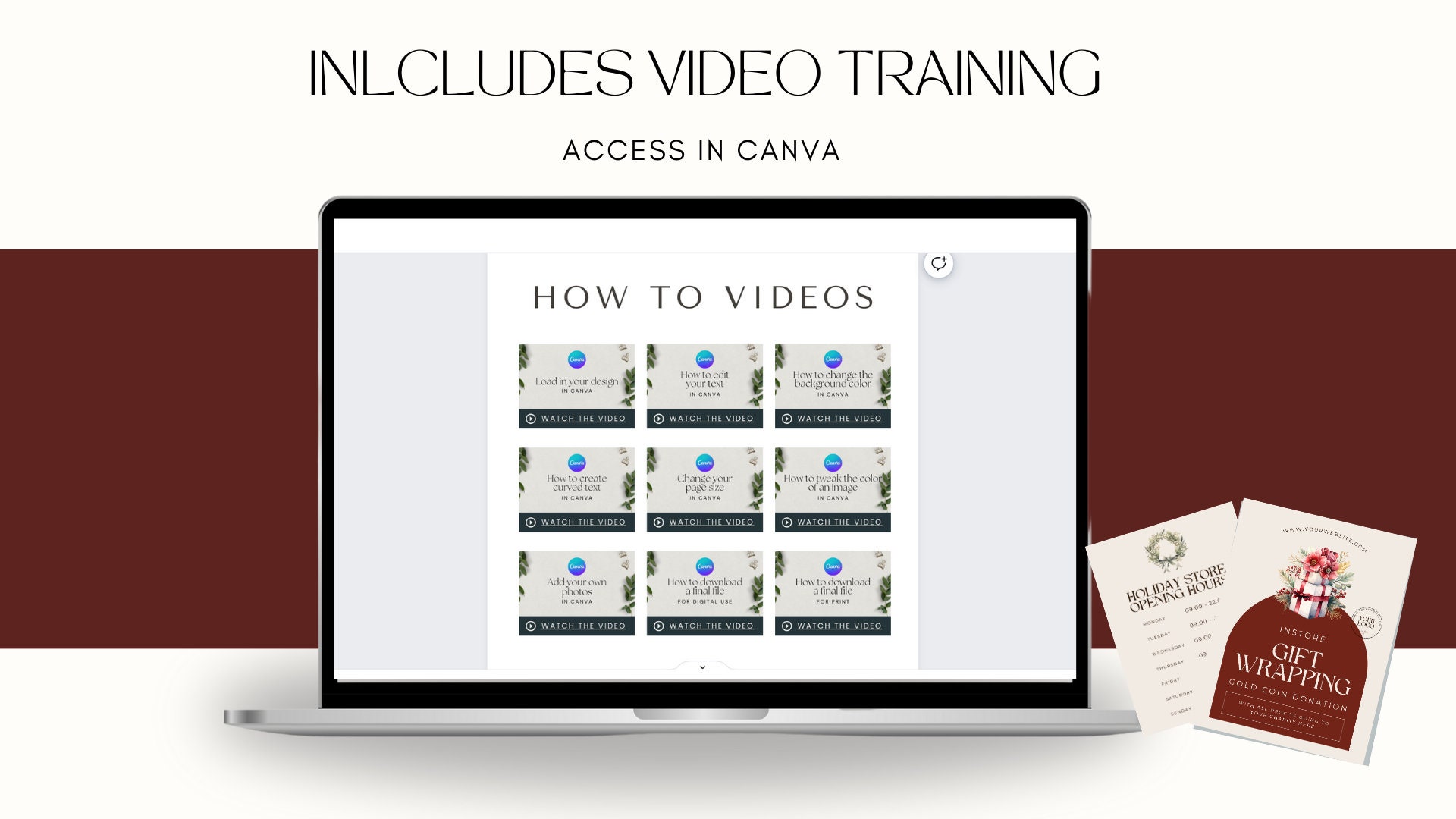 Holiday Hours Sign Collection Customizable Business Hours Templates ...