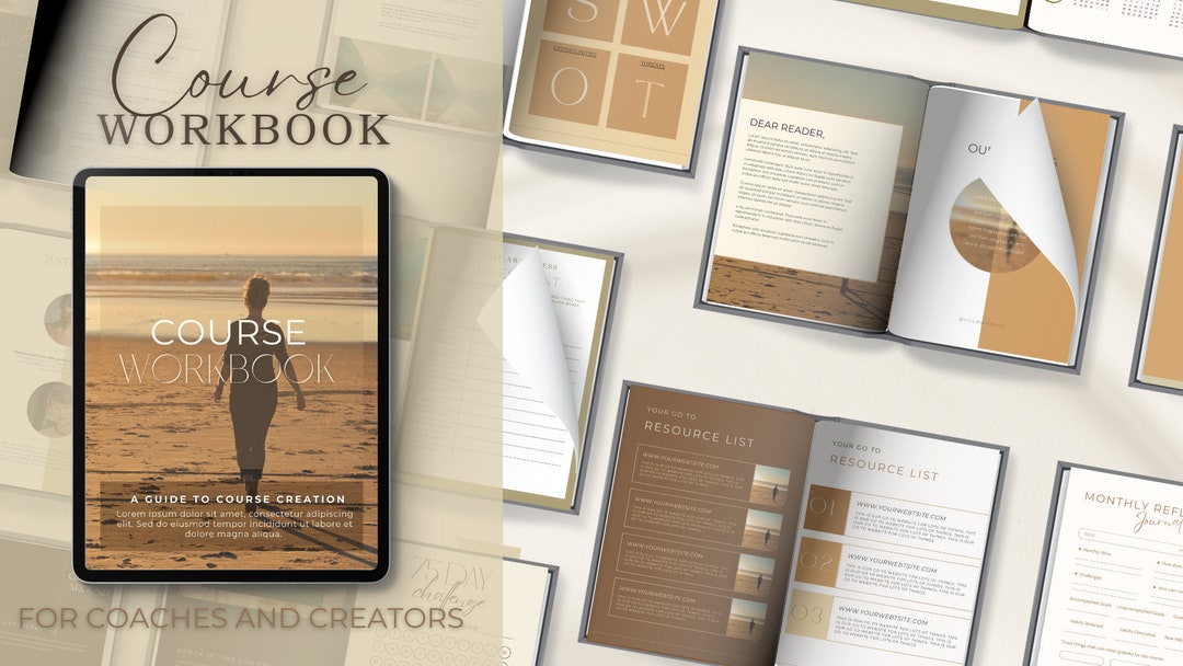 Life Coach Workbook Template Course Creation Kit: Worksheet - Etsy