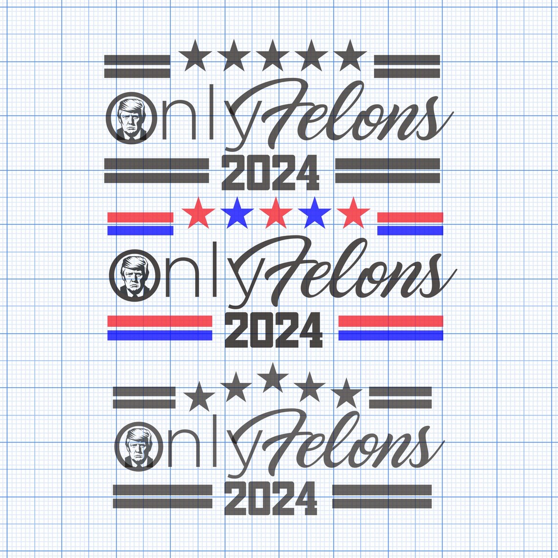 Only Felon 2024, Trump 2024, Trump PNG, Laser Engraving File, Hat ...
