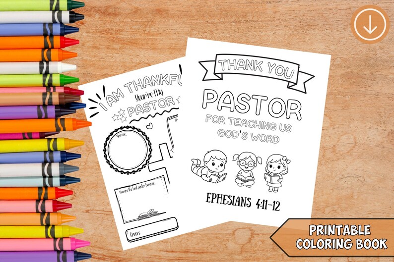 Printable Pastor Appreciation Coloring Page, Church Youth Group ...