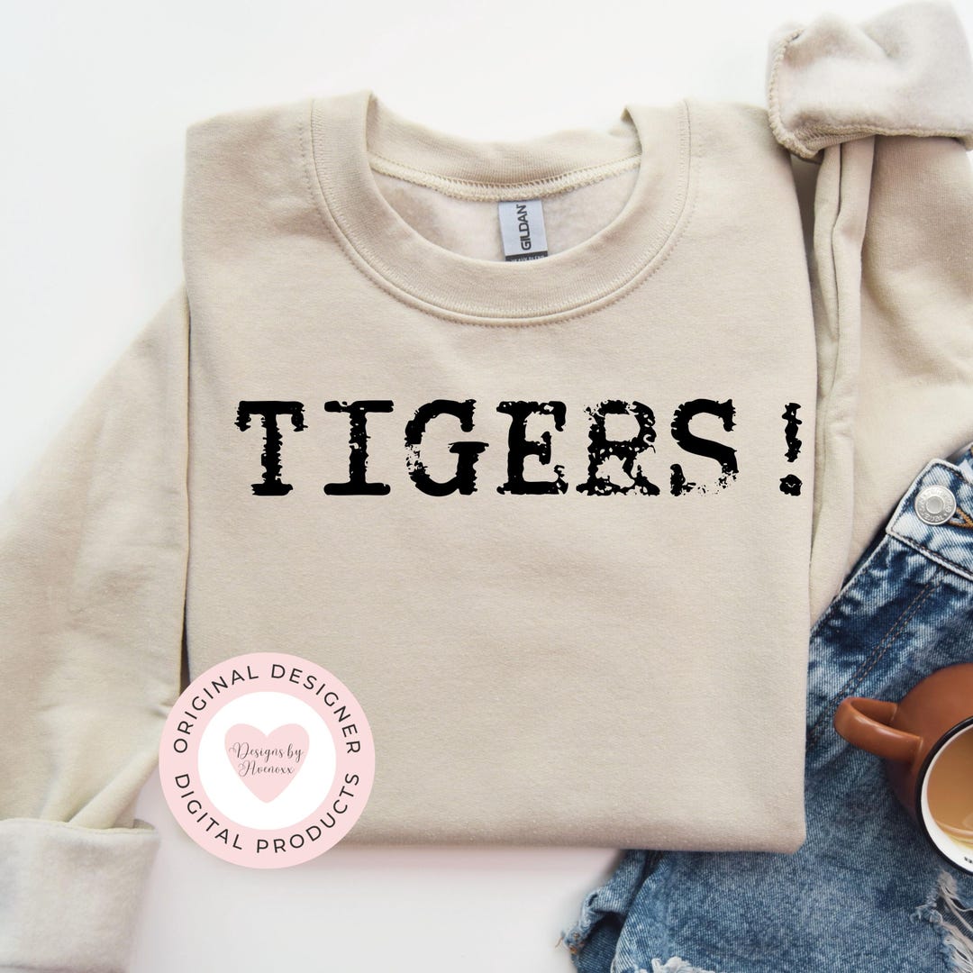 Tigers SVG,PNG, Tigers Distressed Png, Tigers Mascot Svg, Tigers ...