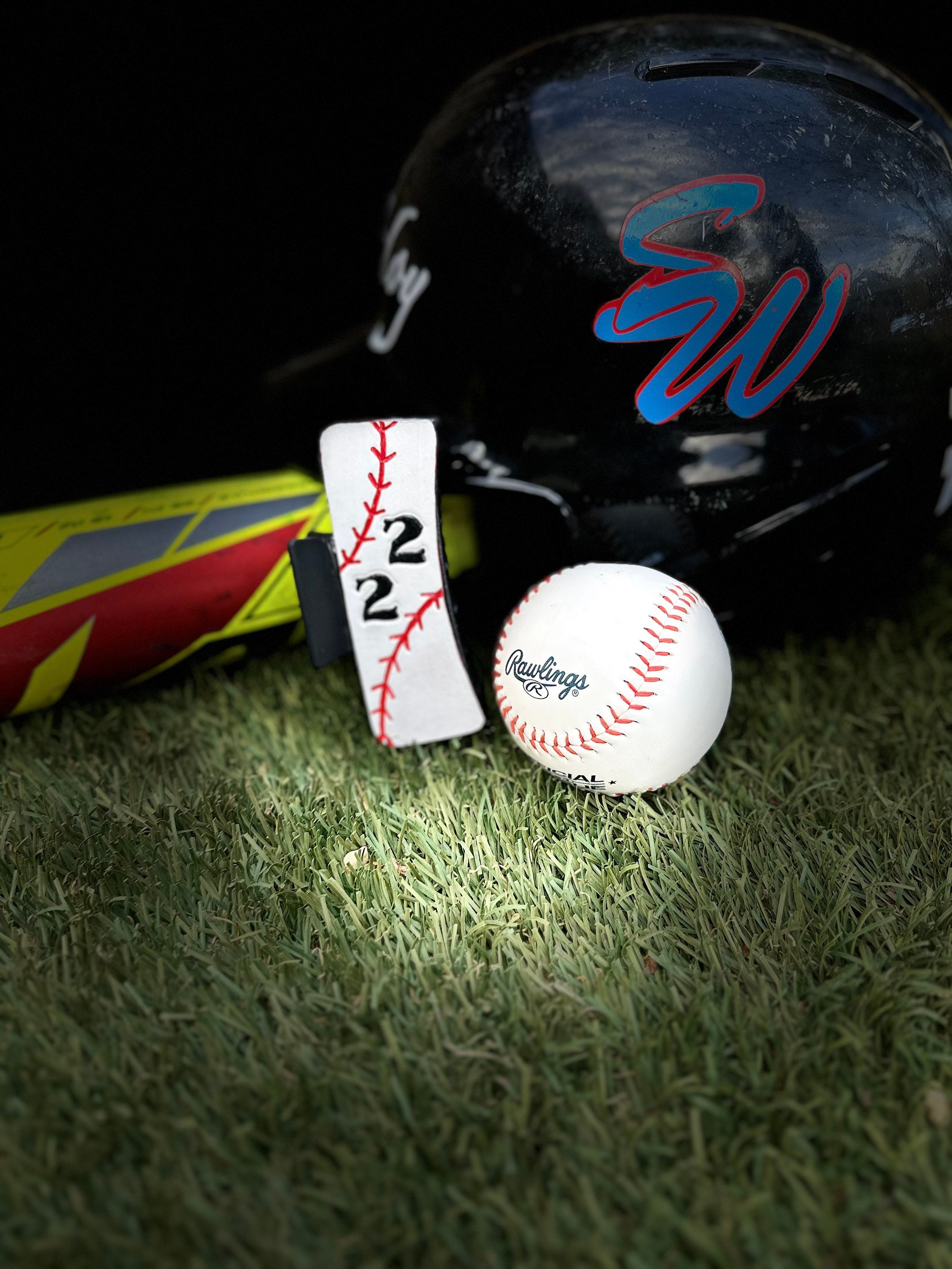 Large Baseball Claw Clip - Etsy