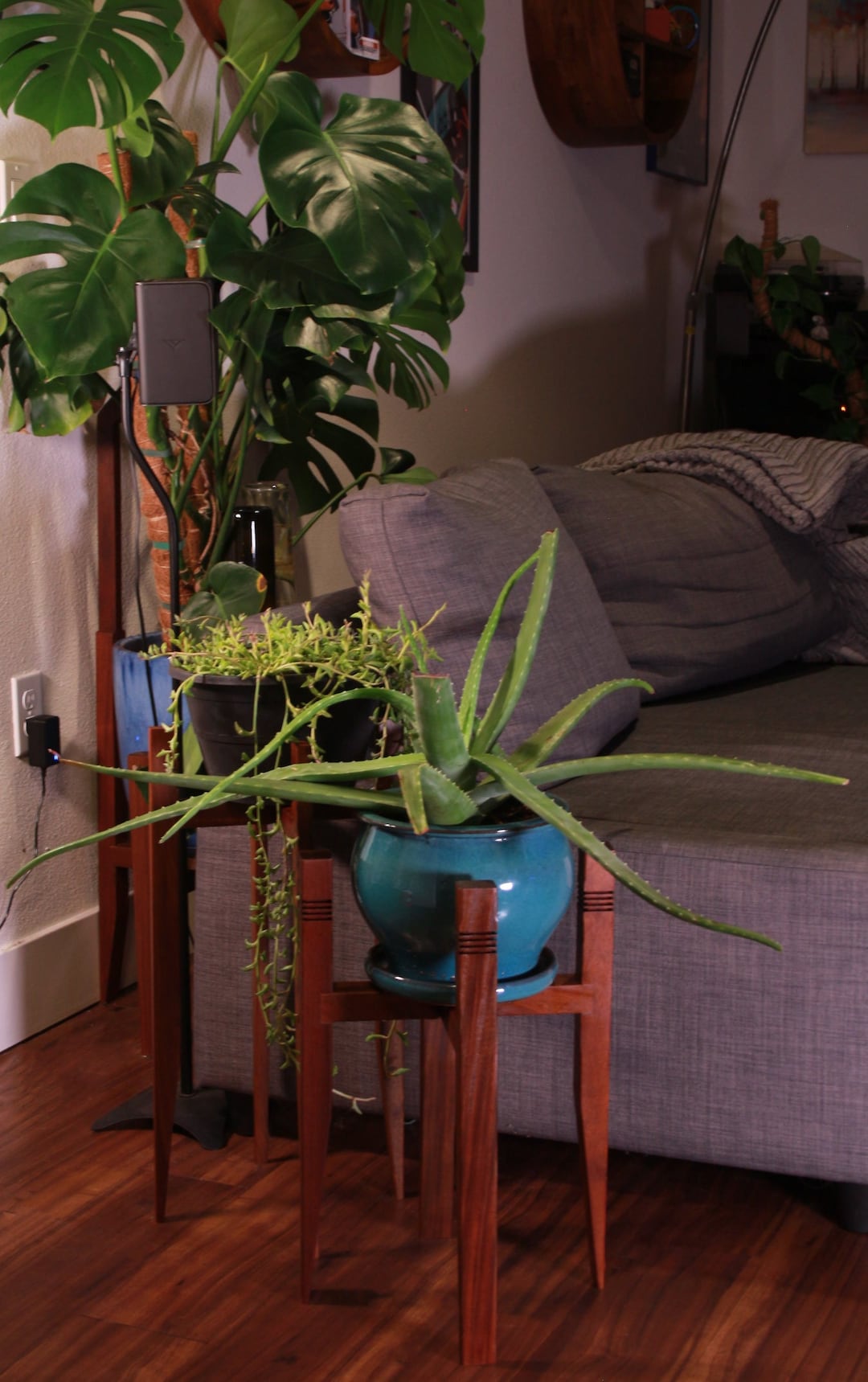 Repurposed Heavy Duty Teak Plant Stands - Etsy