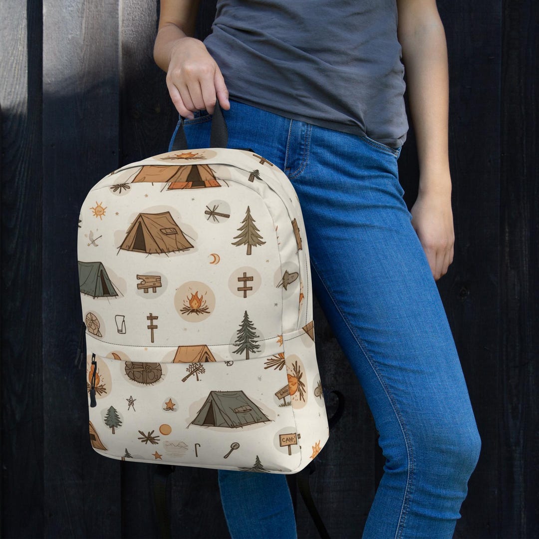 Kids Camping Backpack | Cute Outdoor Print School Bag | Durable Kids ...