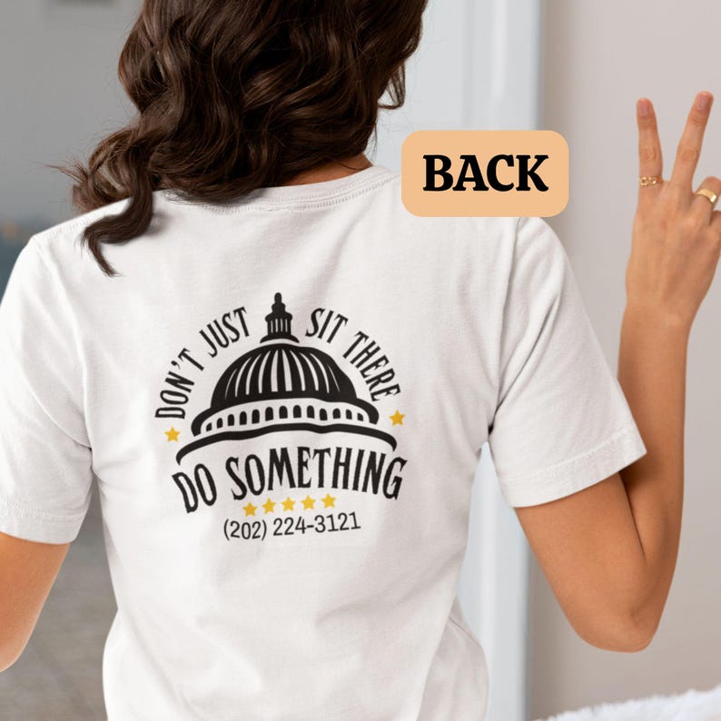 Democracy Shirt, Unisex Tee, Call Congress, Anti Trump Tshirt, Resist ...