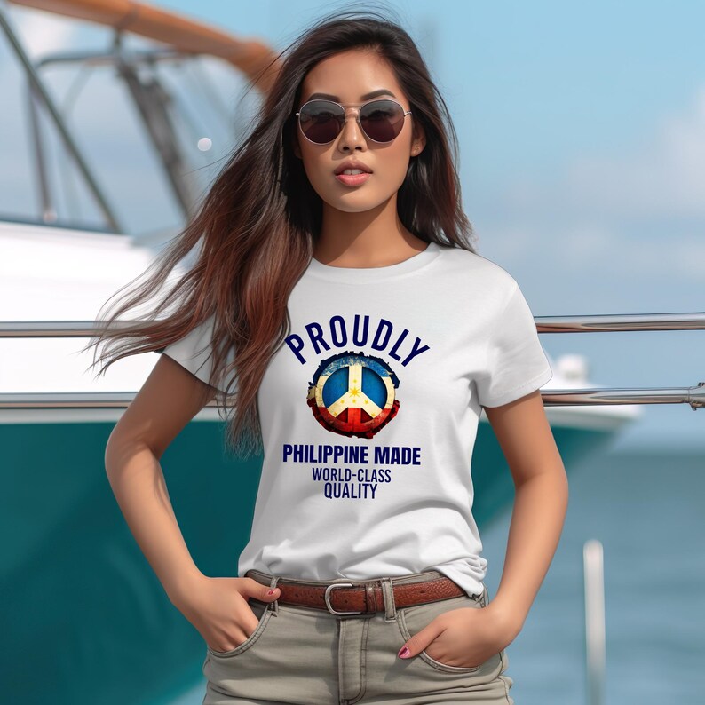 Proudly Philippine Made Tshirt Filipino Flag Pilipinas Pilipino Pinoy ...