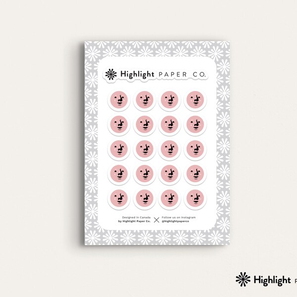 Heart Eyes Emoji Stickers - Etsy