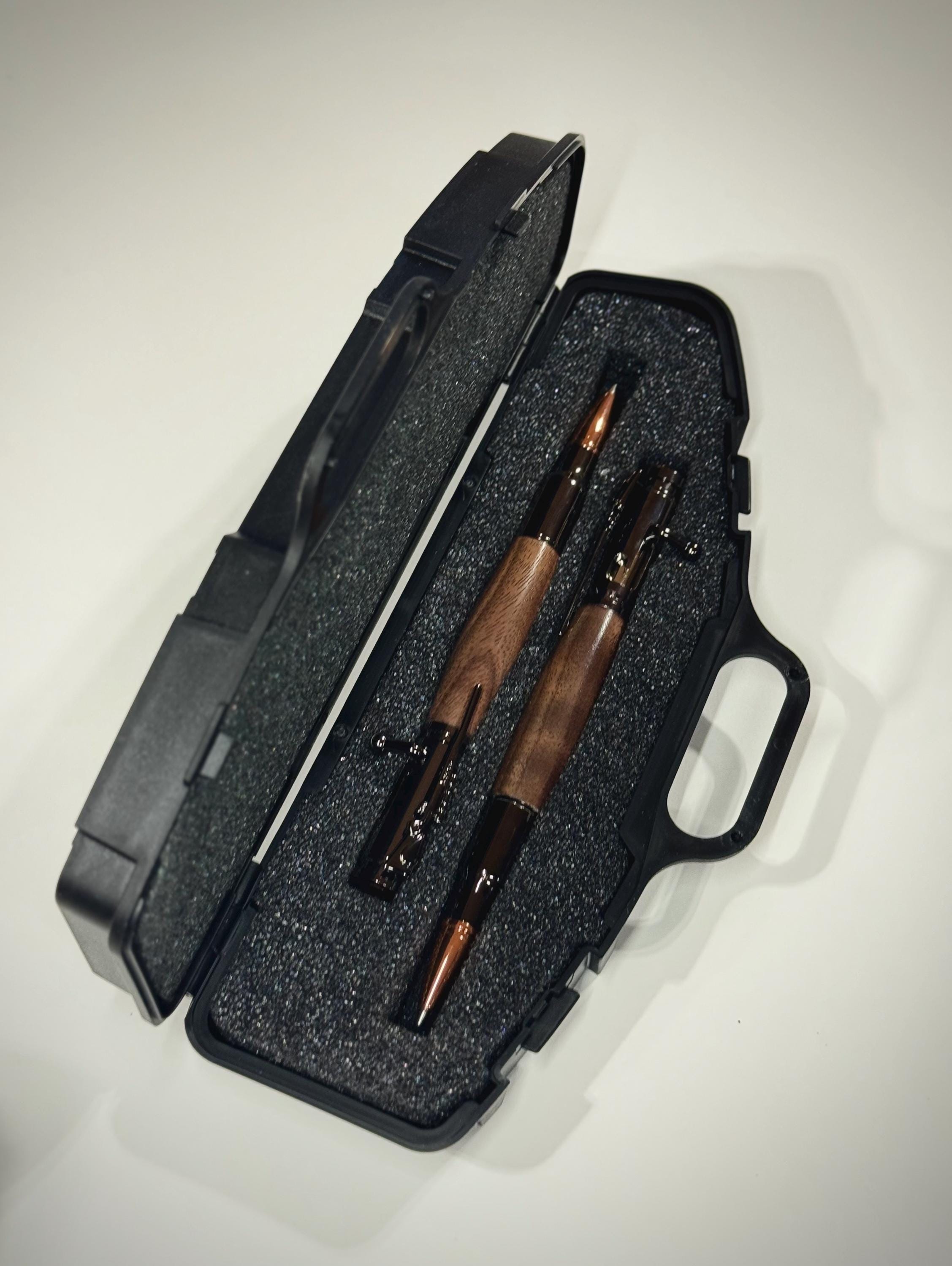 Handmade Walnut Pen and Pencil Bolt Action Pen Set - Etsy