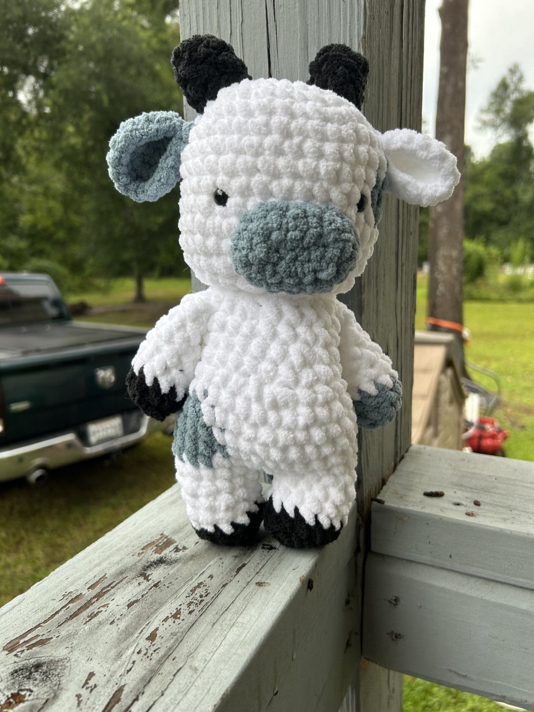 Blue Spotted Cow - Etsy