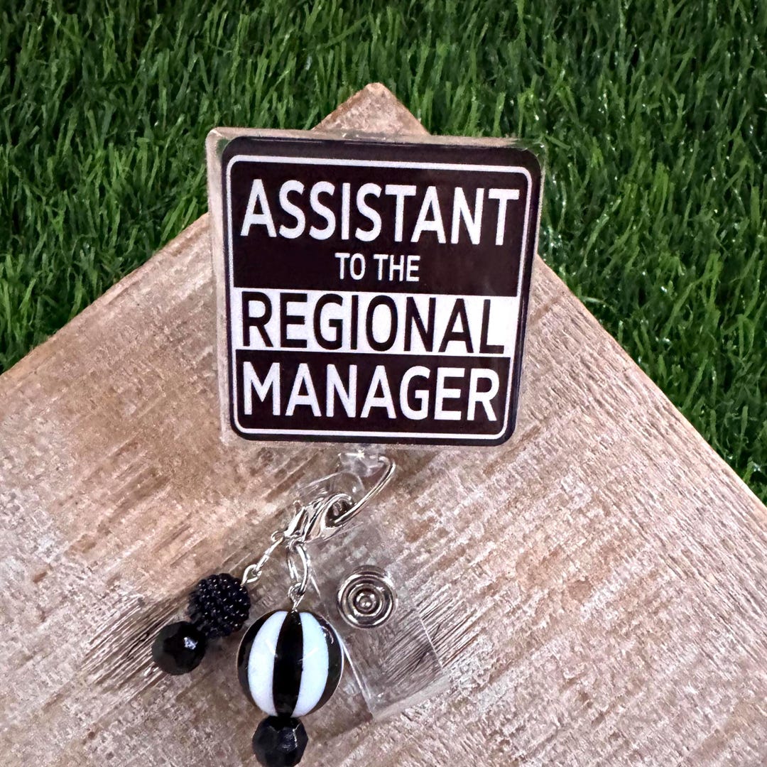 Funny Badge Reel for Manager, ID Holder for Men - Etsy