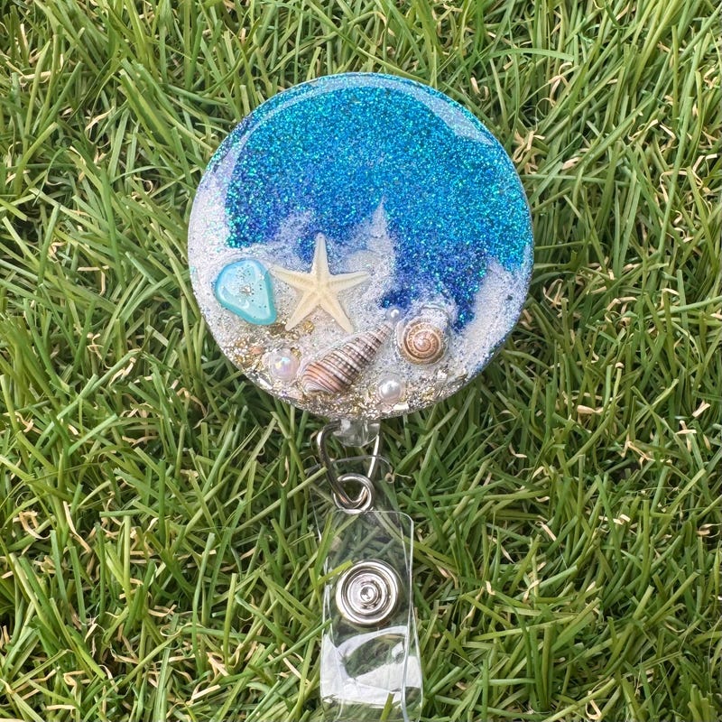Beach Badge - Etsy