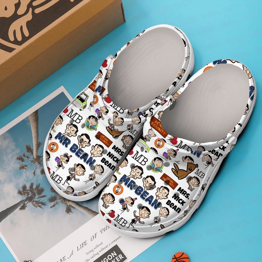 Mr Bean Clogs Mr Bean Shoes Mr Bean Gifts Mr Bean Movie - Etsy