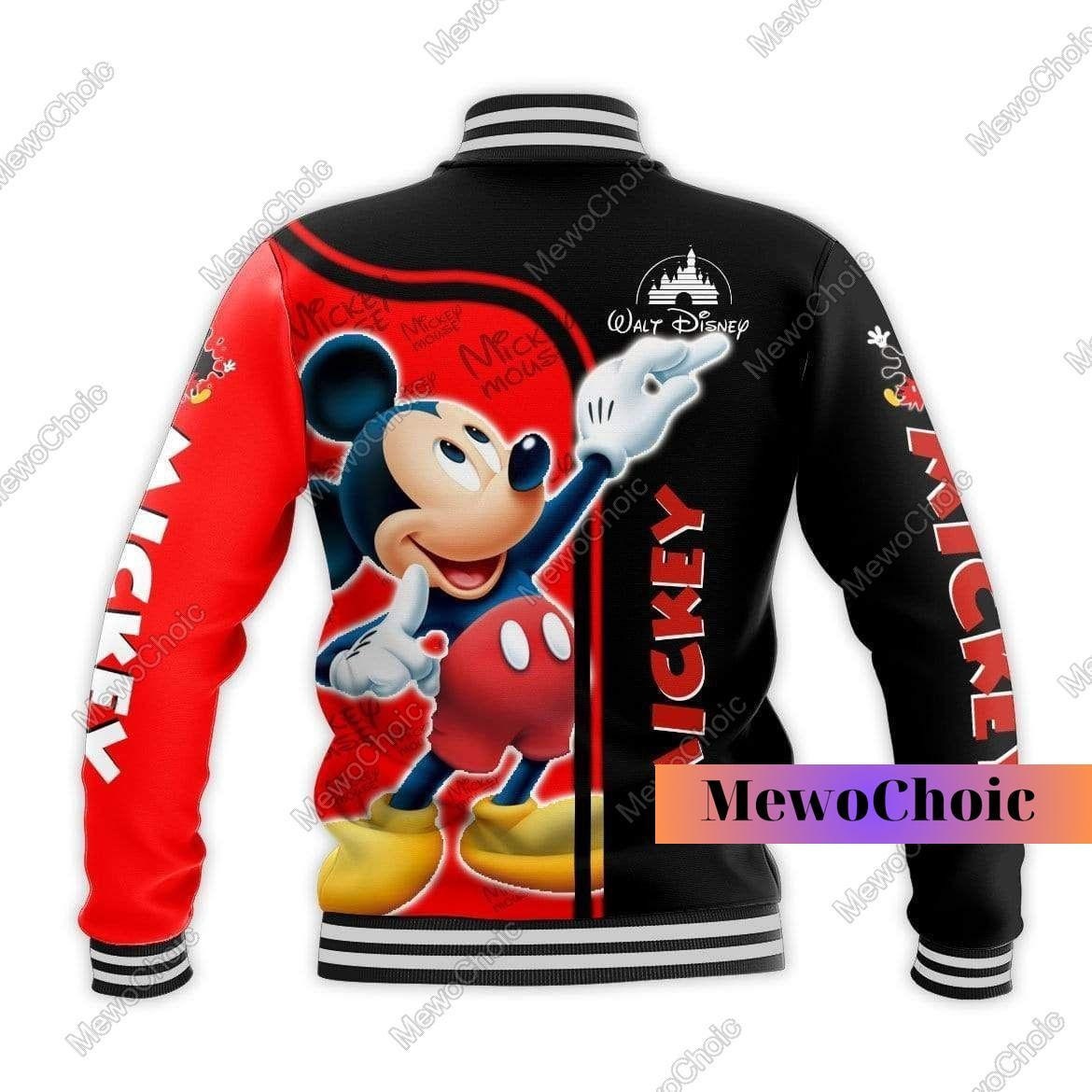 Mickey Baseball Jacket, Mickey Mouse Jacket, Disney Jackets by Eduardo ...