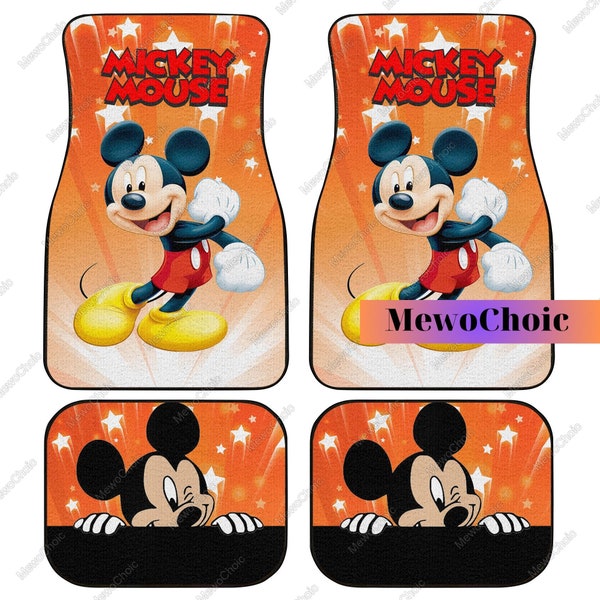 Mickey Mouse Car Mat - Etsy