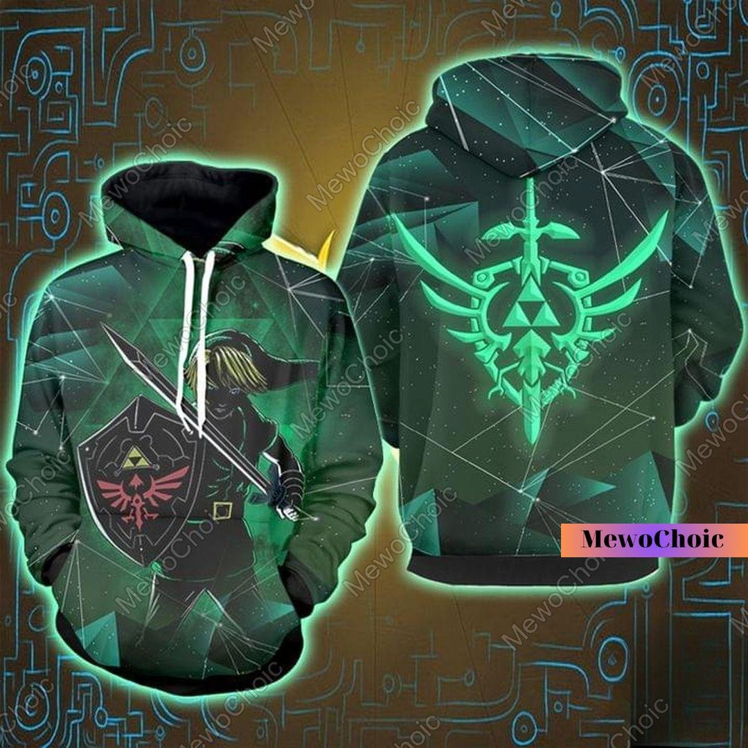 Zelda Hoodie, Legend of Zelda Hoodie, Breath of the Wild, Zelda Dad ...