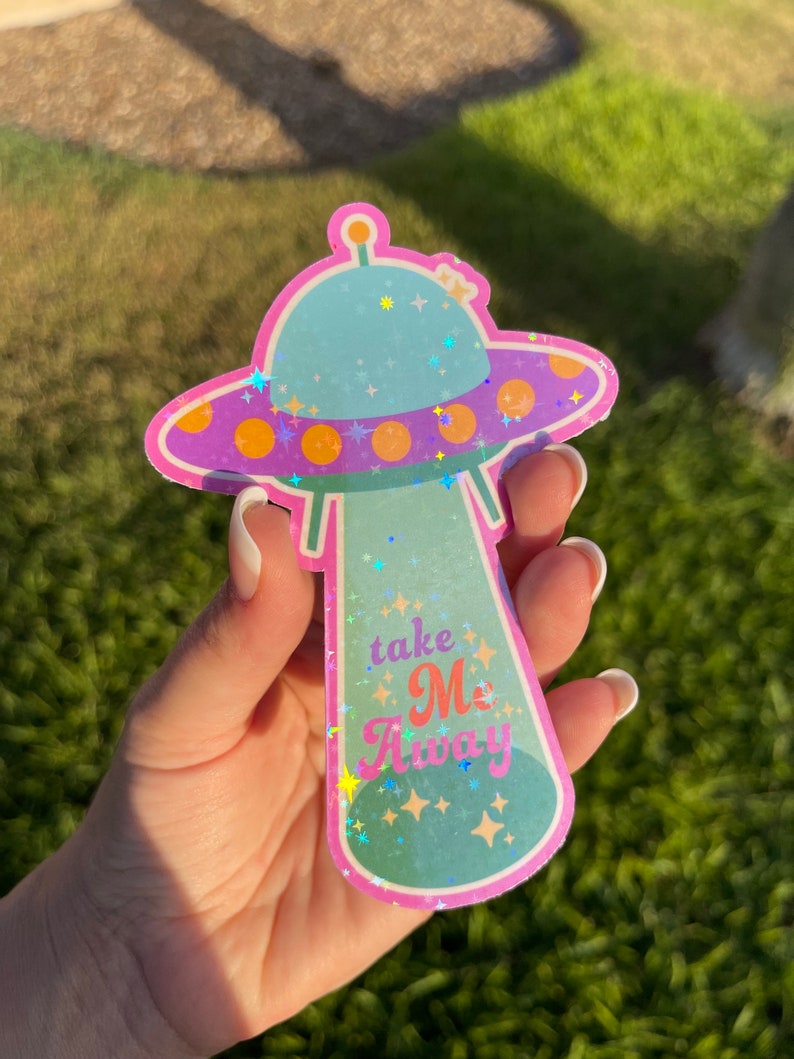 Get in Loser UFO Vinyl Sticker - Funny Alien Laptop Decal - Etsy