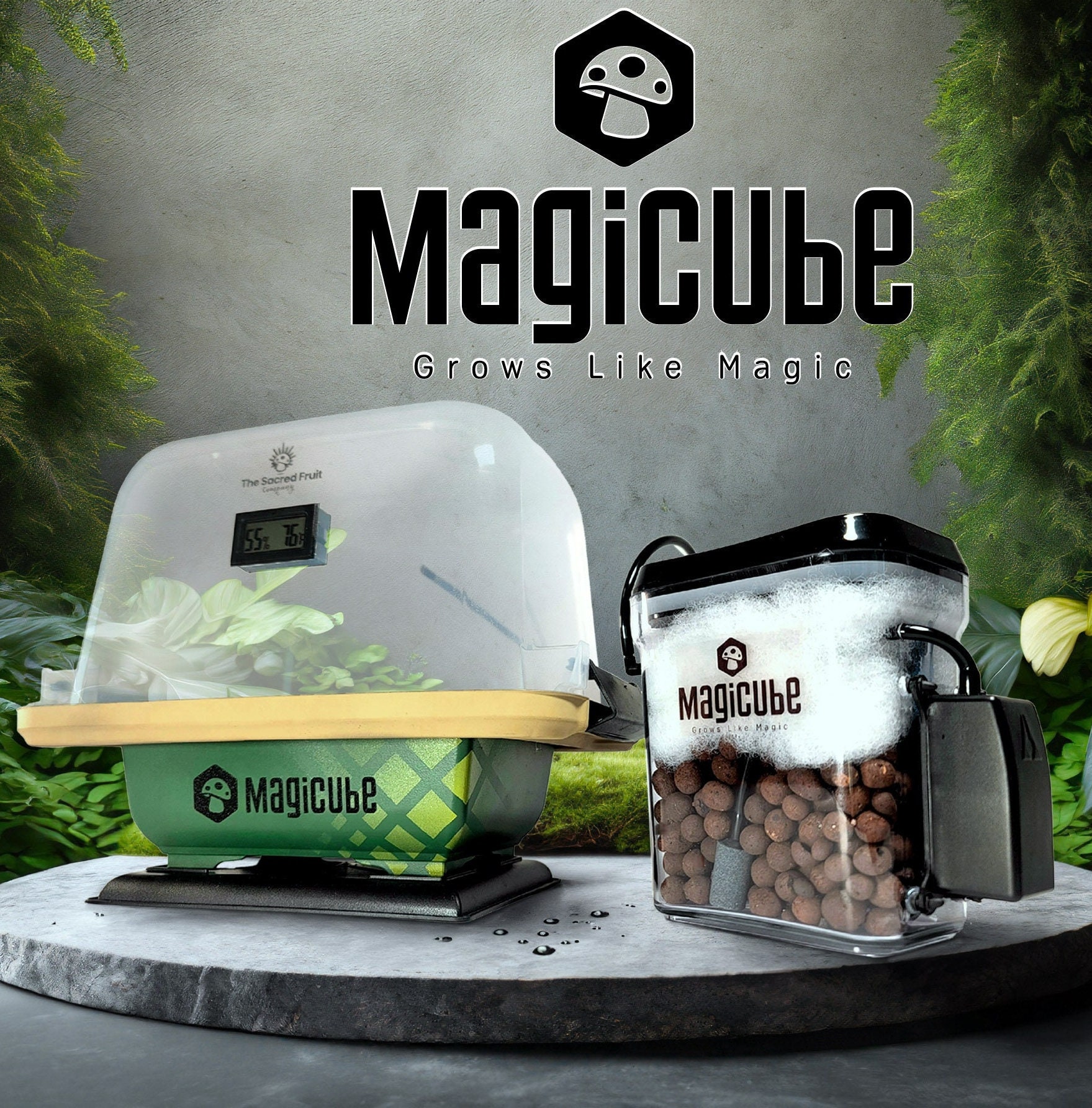 Magicube Pro Mushroom Automated Fruiting Chamber Dub Tub Grow Kit ...