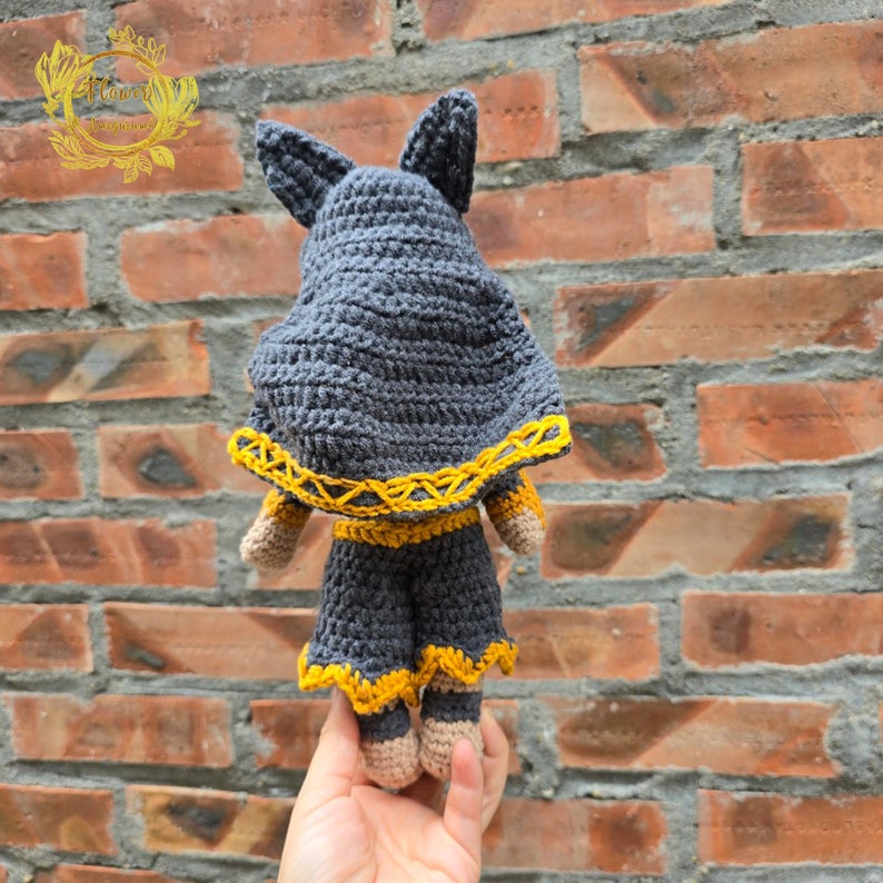 Fanmade Anubis in Palworld Crochet Doll Amigurumi, Anubis Plush,anubis ...