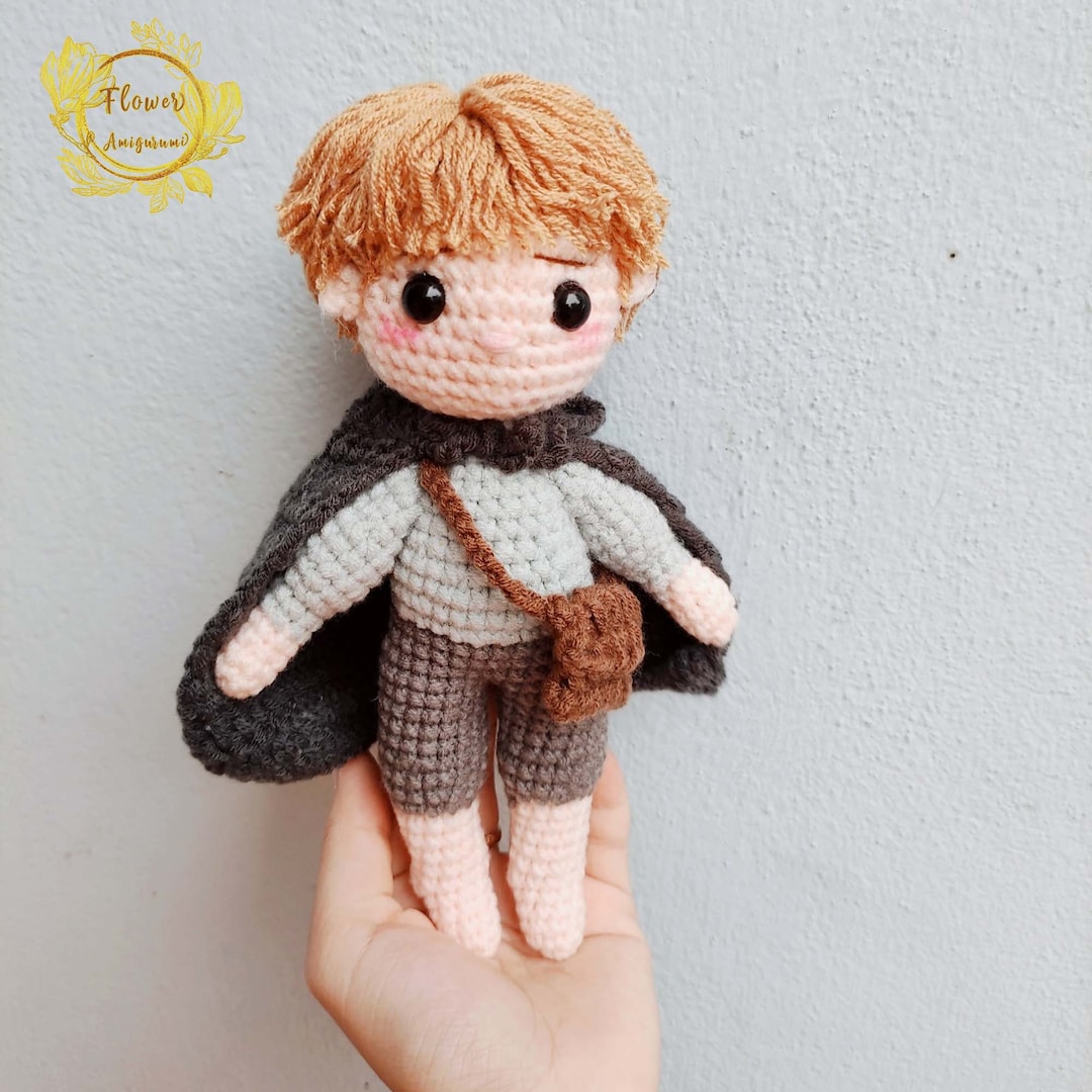 Fanmade Lord of the Ring - Samwise Gamgee Crochet Amigurumi,samwise ...