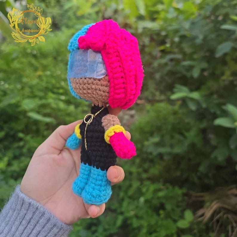 Fanmade Dispatch Crochet Doll Amigurumi, Dispatch Plush, Dispatch ...