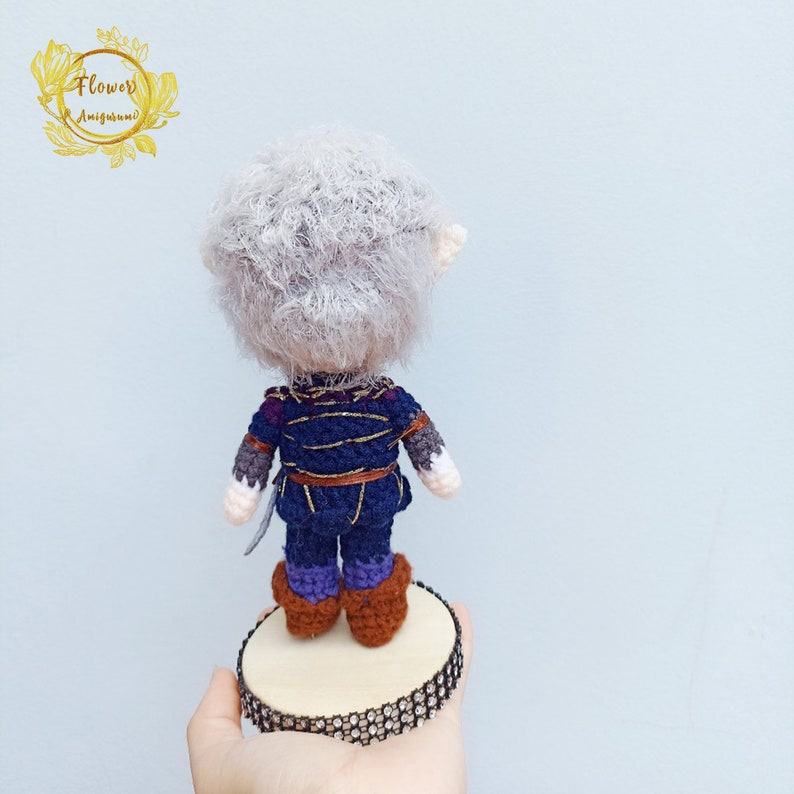 Fanmade Baldur’s Gate 3 Astarion Crochet Amigurumi, Astarion Plush ...