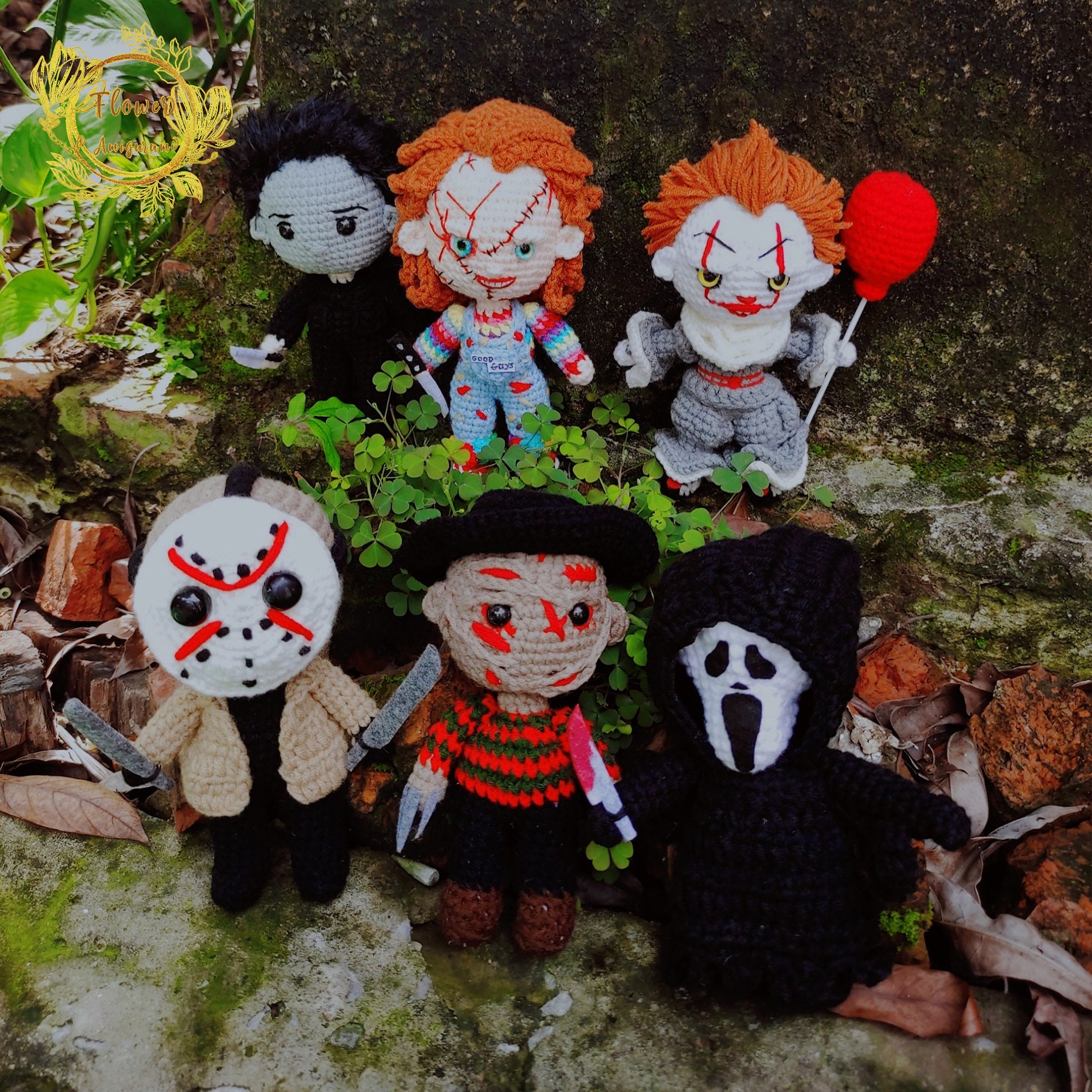 Fanmade Custom Horror Movie Characters Plushies Doll Amigurumi - Etsy