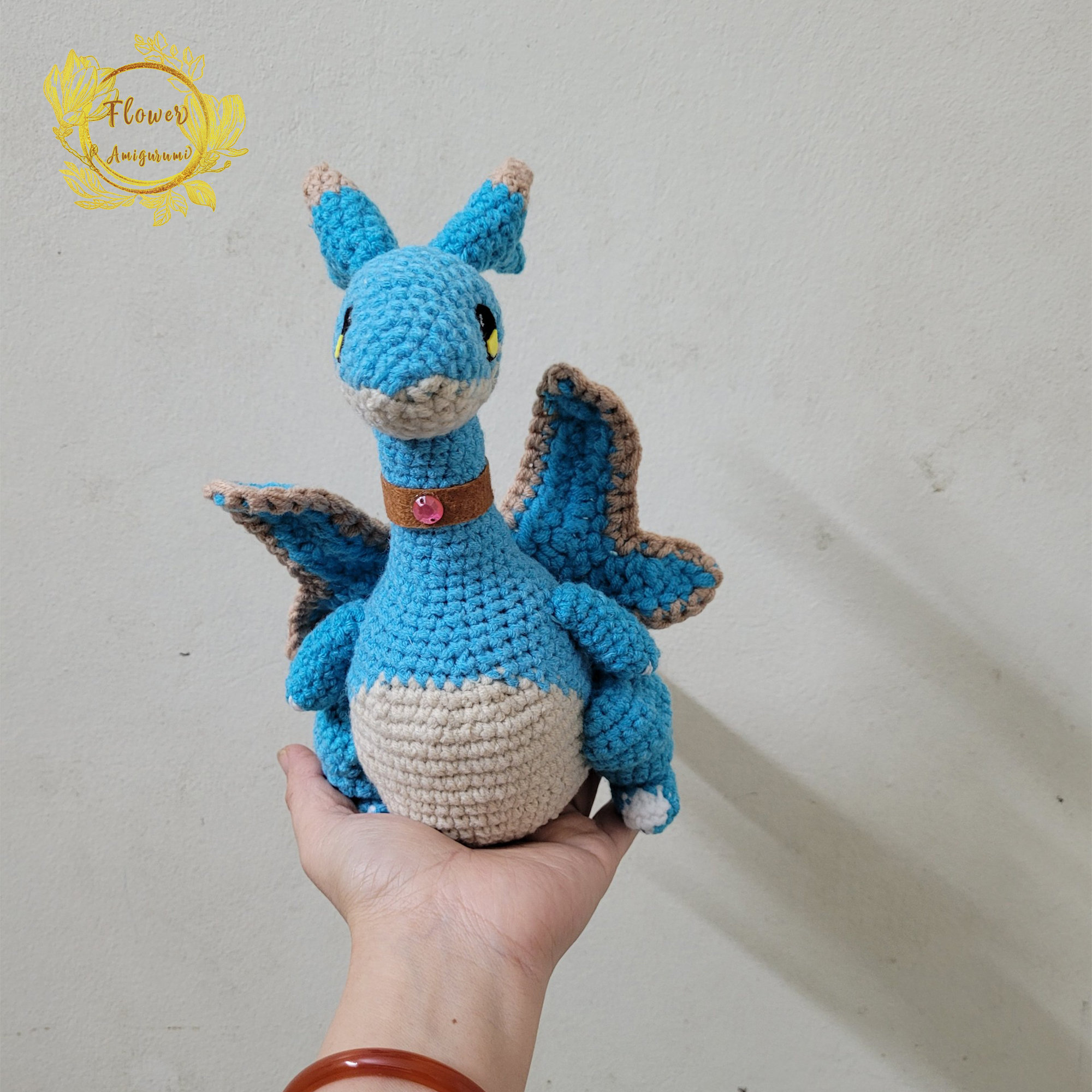 Fanmade Elphidran in Palworld Crochet Doll Amigurumi, Elphidran Plush ...