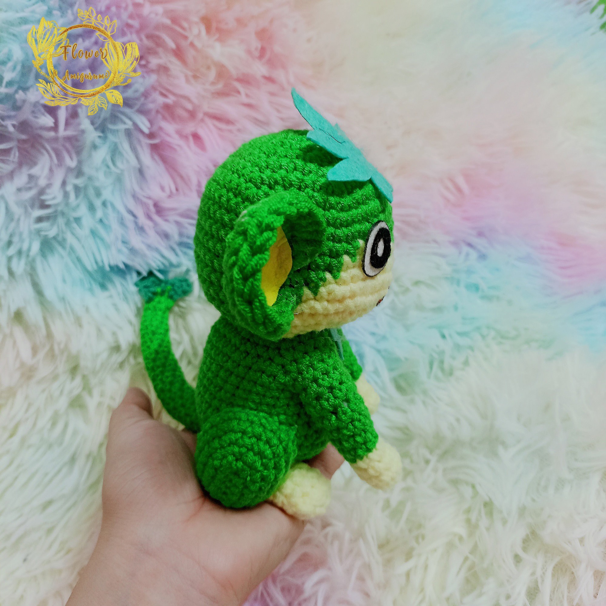 Fanmade Tanzee in Palworld Crochet Doll Amigurumi, Tanzee Plush, Tanzee ...