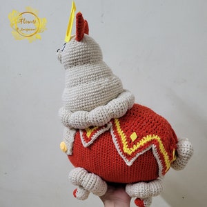 Fanmade King Paca in Palworld Crochet Doll Amigurumi, King Paca Plush ...