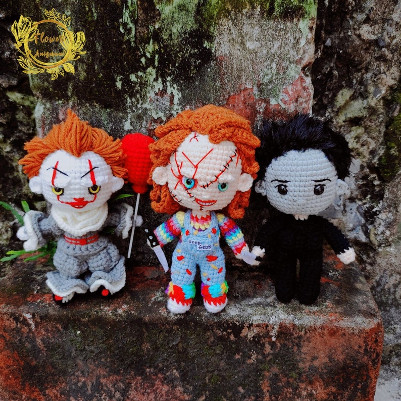 Fanmade Custom Horror Movie Characters Plushies Doll Amigurumi - Etsy