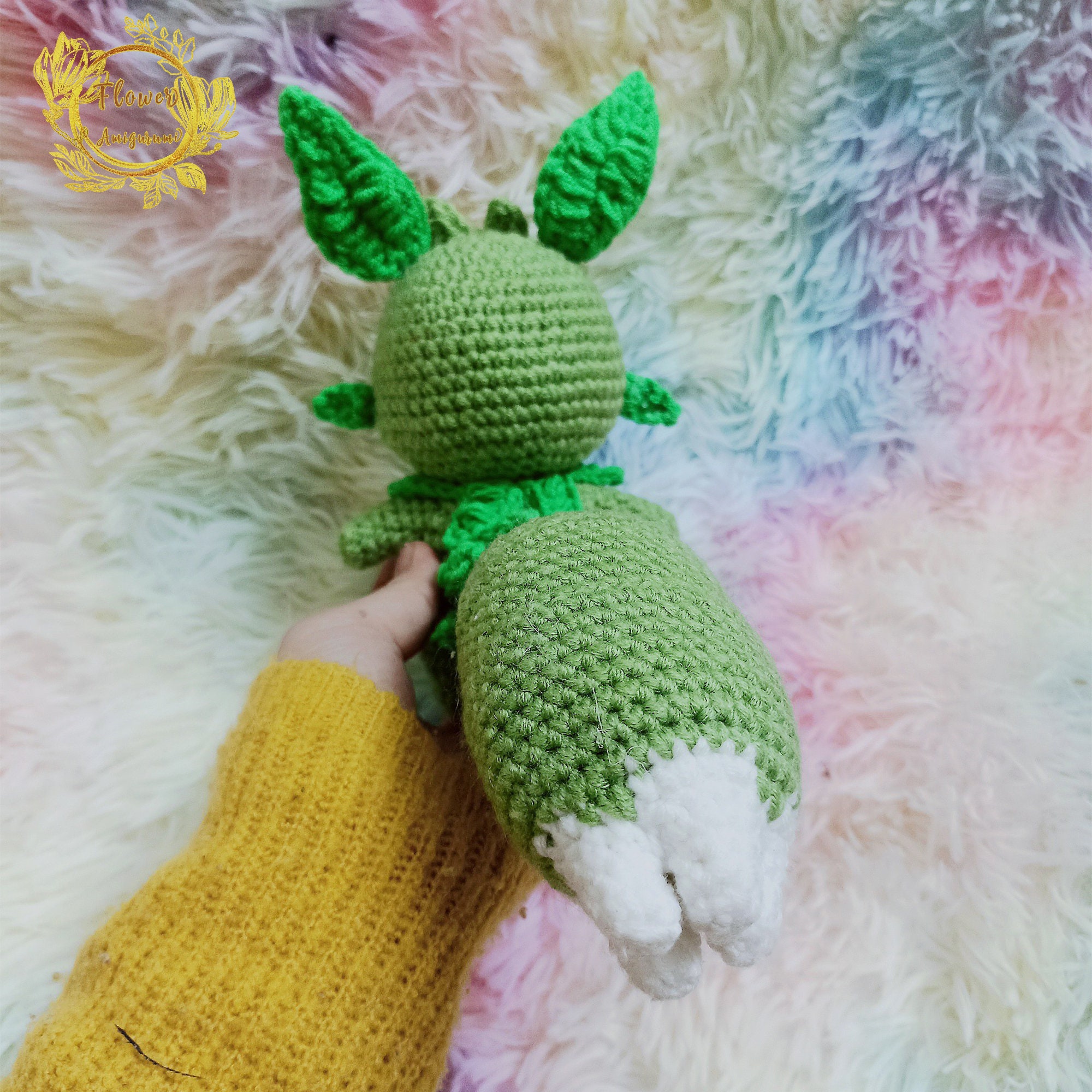 Fanmade Lifmunk in Palworld Crochet Doll Amigurumi, Lifmunk Plush ...